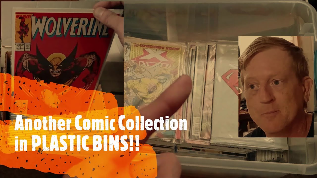 Another Comic Collection in PLASTIC BINS!! - YouTube
