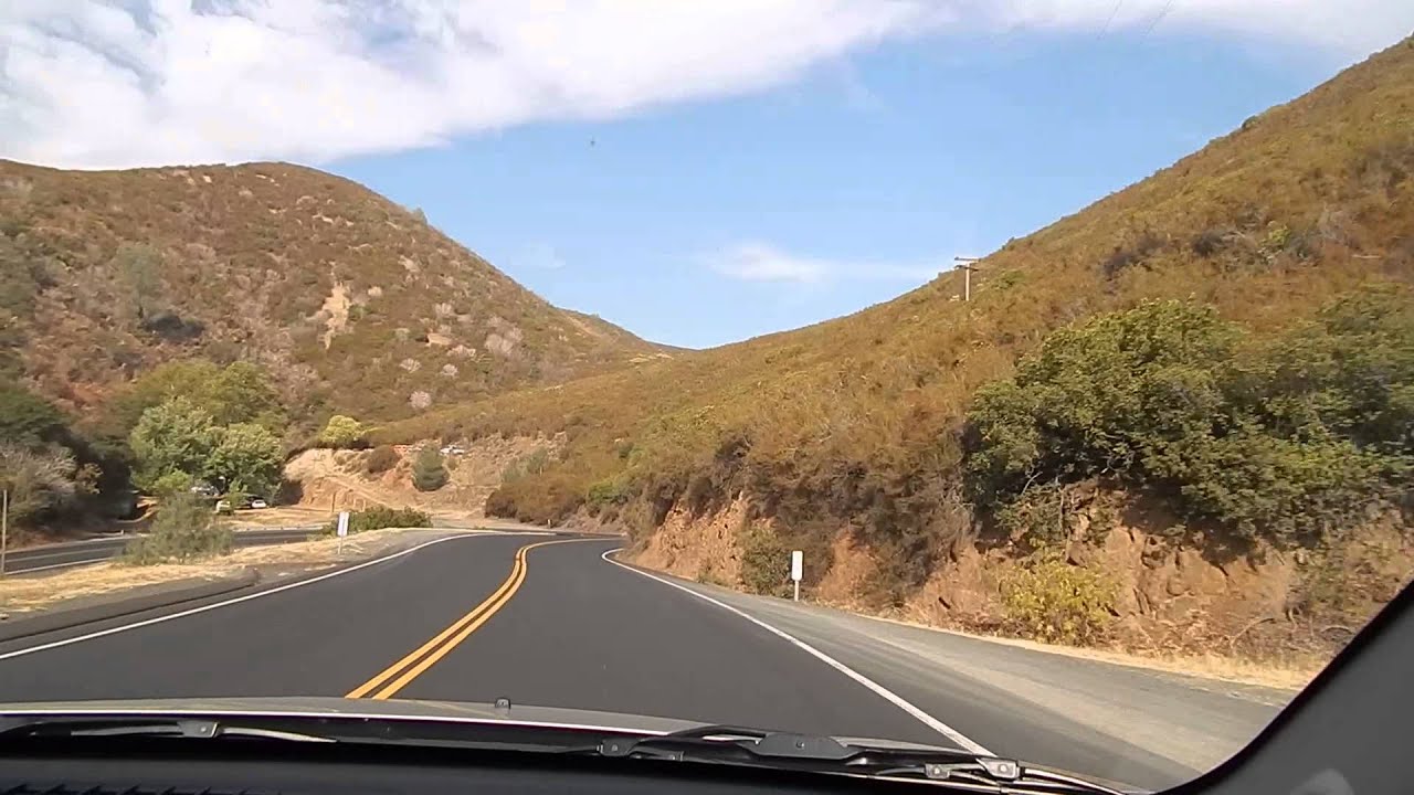 Driving Along California State Route 120 - YouTube