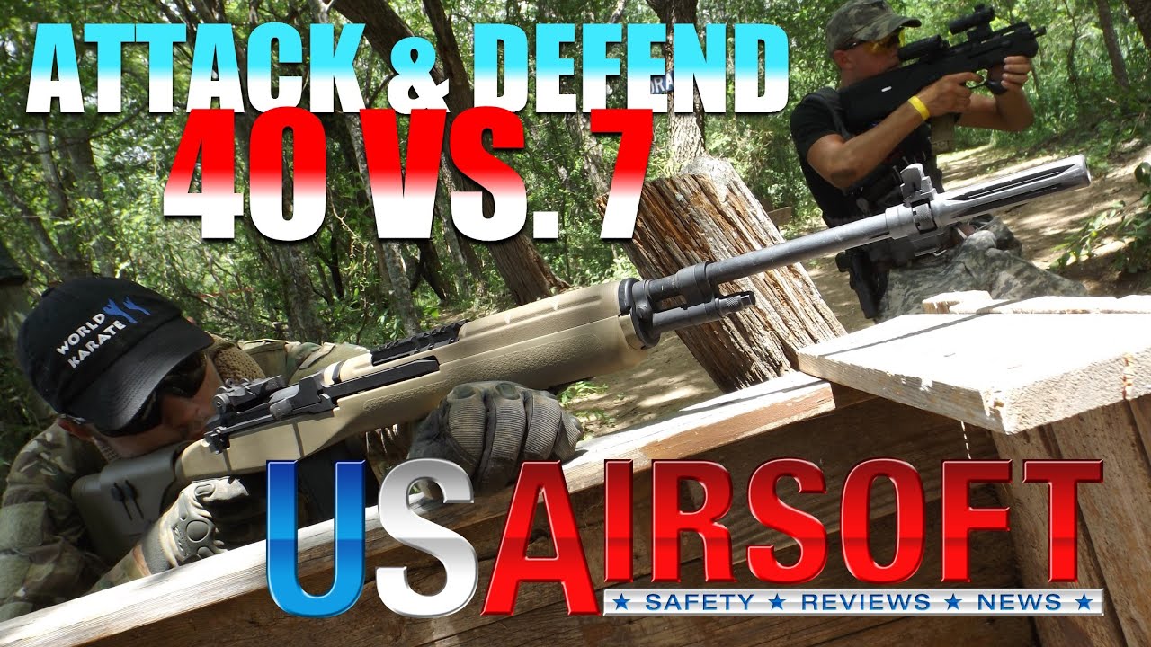 A Day at Mission Airsoft Epi 33: 40 against 7! - Texas Airsoft Gameplay ...