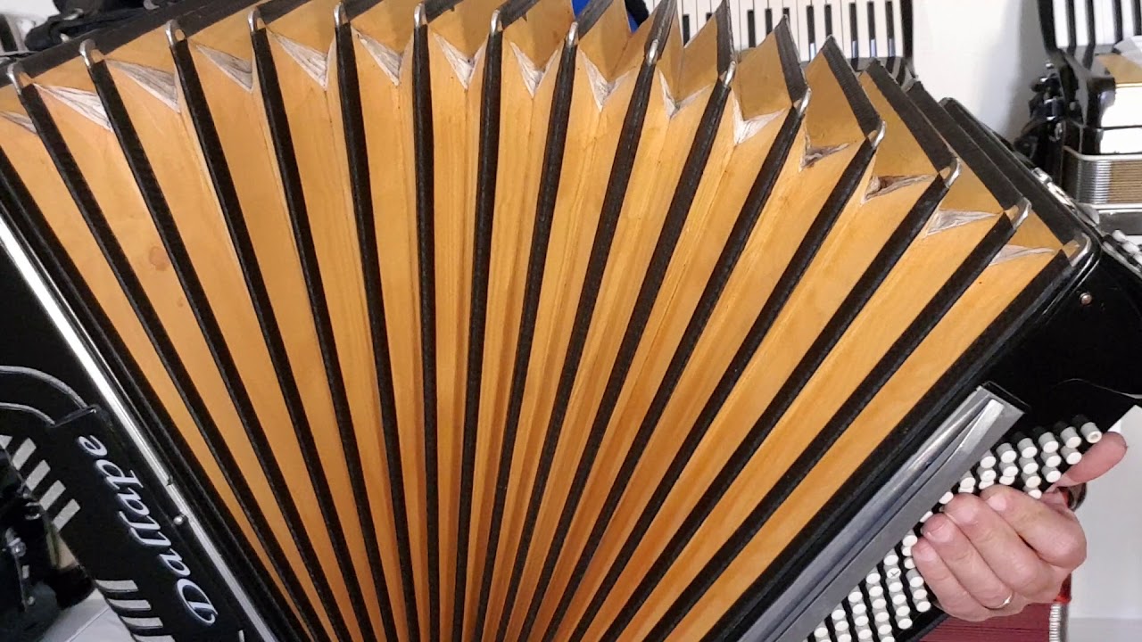 (VENDIDA) Acordeon sanfona 120 baixos Dallapé 4ª de voz uma ressonância ...