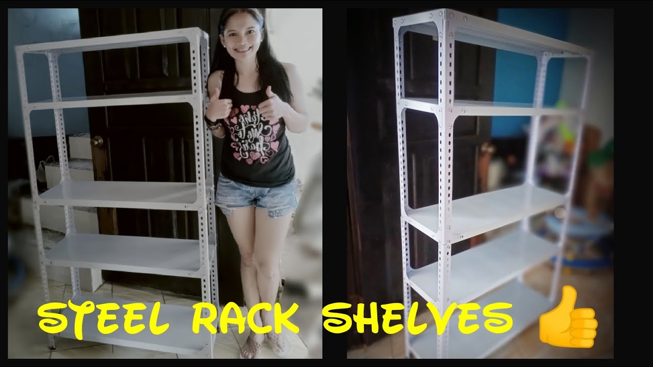How to Assemble Angle Steel Rack Shelves (5layer) #DIY - YouTube