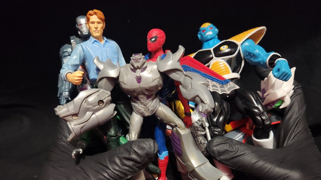 ASMR TESTING RANDOM ACTION FIGURES - YouTube