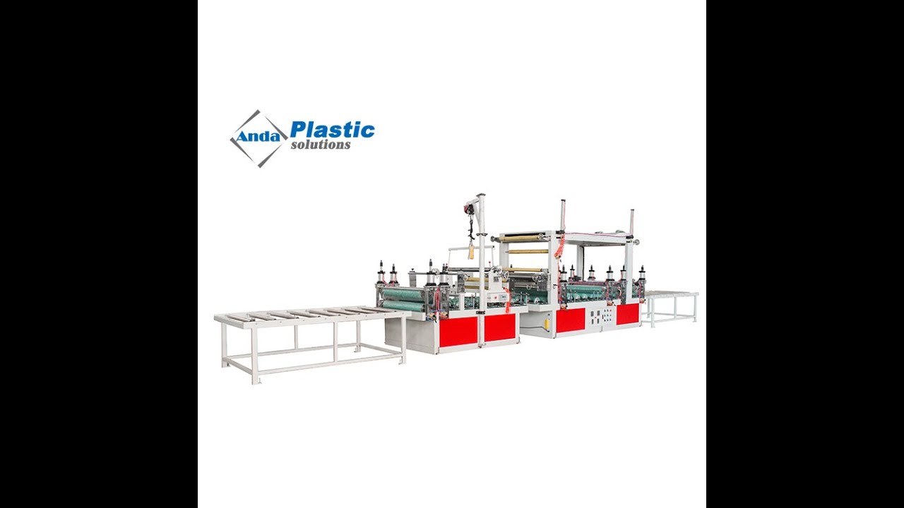 PVC Foam Board Lamination Machine - YouTube