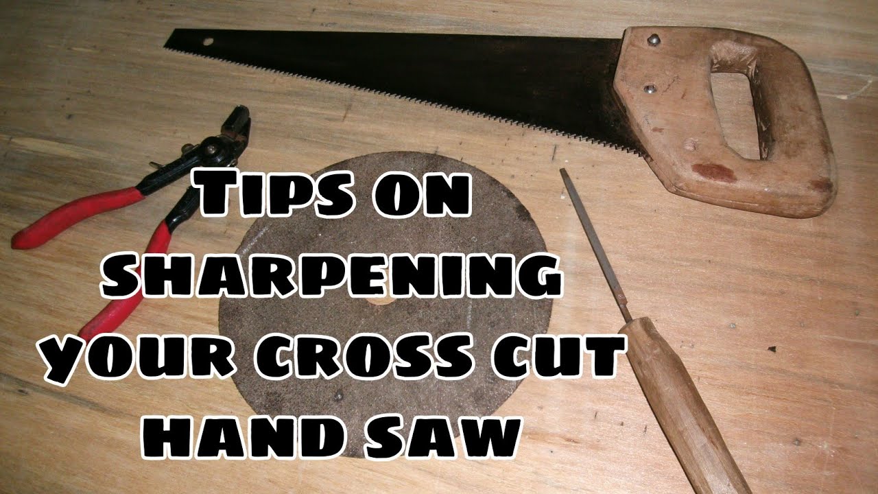 Paano/tips sa pag hasa ng lagare/Cross Cut Saw How/tips for sharpening ...