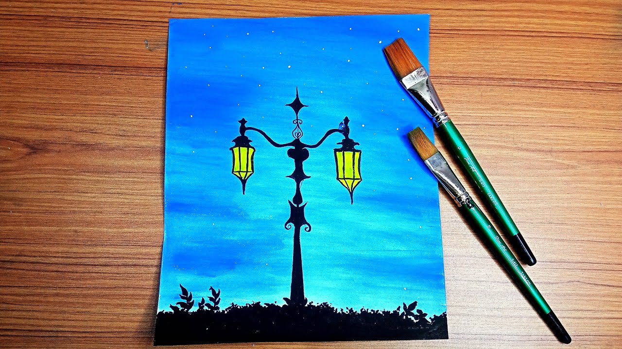 Street Light Painting | Step by Step | Video 25 - YouTube