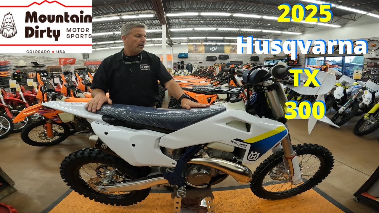 2025 Husqvarna TX300 First Look! - YouTube