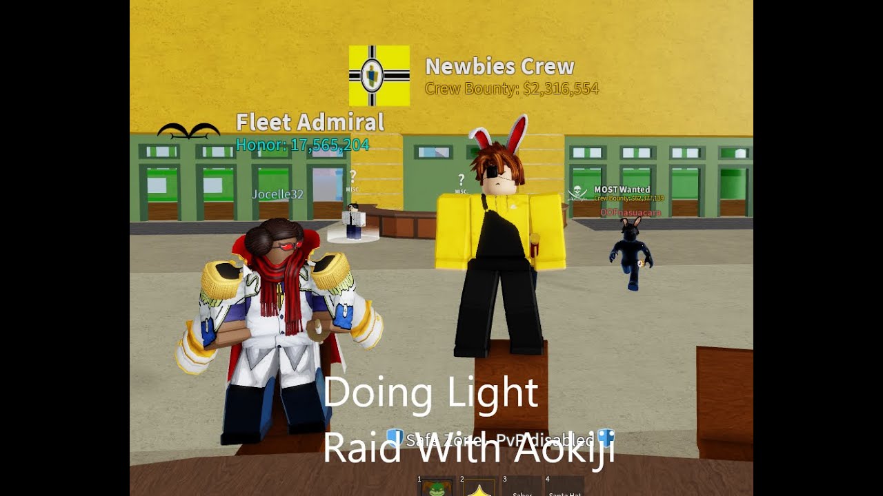 Doing Light Raid With Aokiji - YouTube