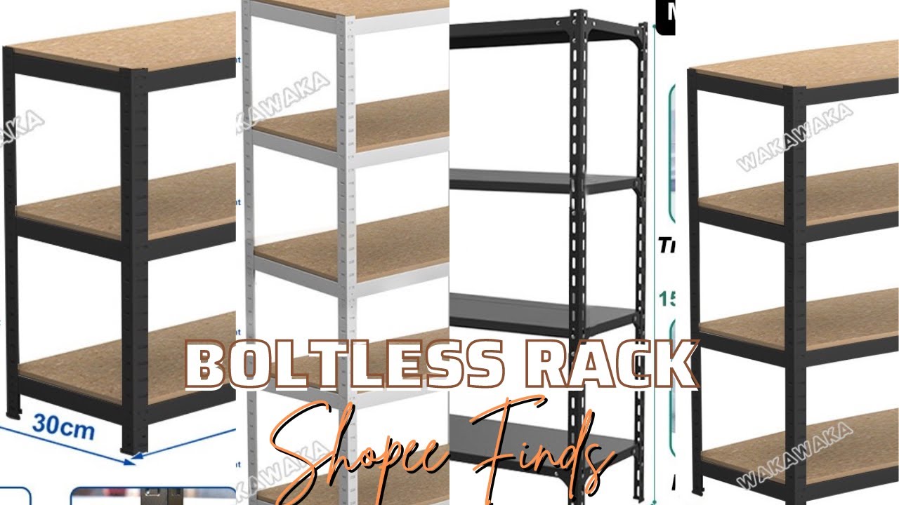 Affordable 4 Layers Boltless Rack 🗄 For only 895 pesos 💰 - YouTube