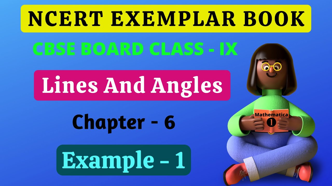 NCERT Exemplar | Lines and Angles | Chapter 6 Example 1 Solution | Maths Class 9 - YouTube