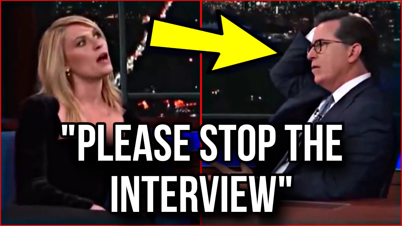 Watch Late Night Host PANIC END Interview after Hollywood Actress ...