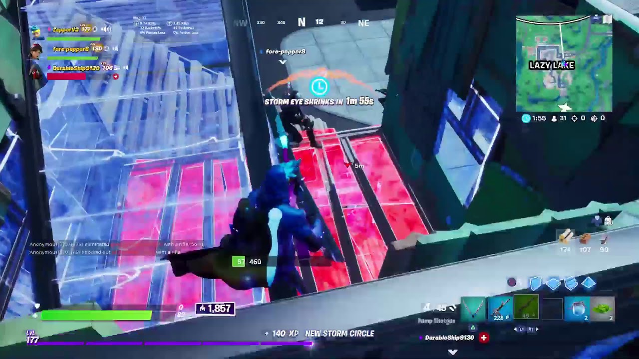 Fortnight live playing arena with the bois - YouTube