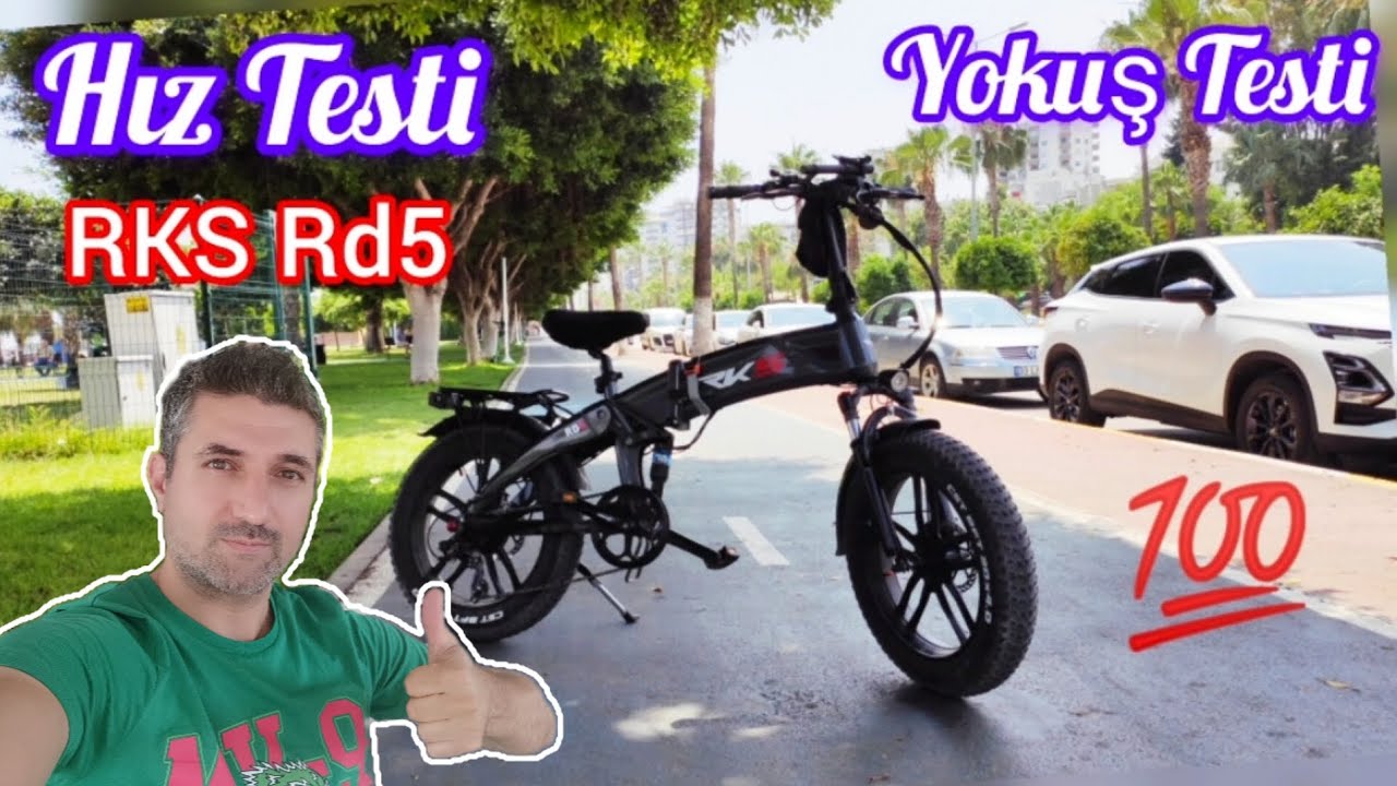 RKS RD5 Elektrikli Bisiklet Yokuş, Hız ve Sürüş Performansı, Çift ...