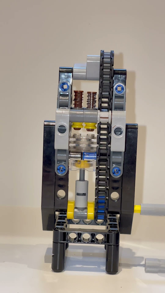 Simple Compact Single Cylinder Lego Technic Engine with Inlet and ...