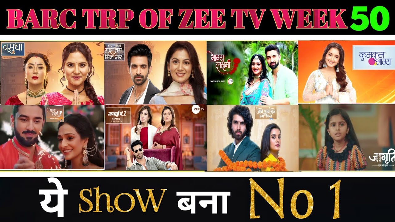 Zee TV All Shows Barc Trp of this week 50 (2024) | Barc Trp Of Zee TV ...