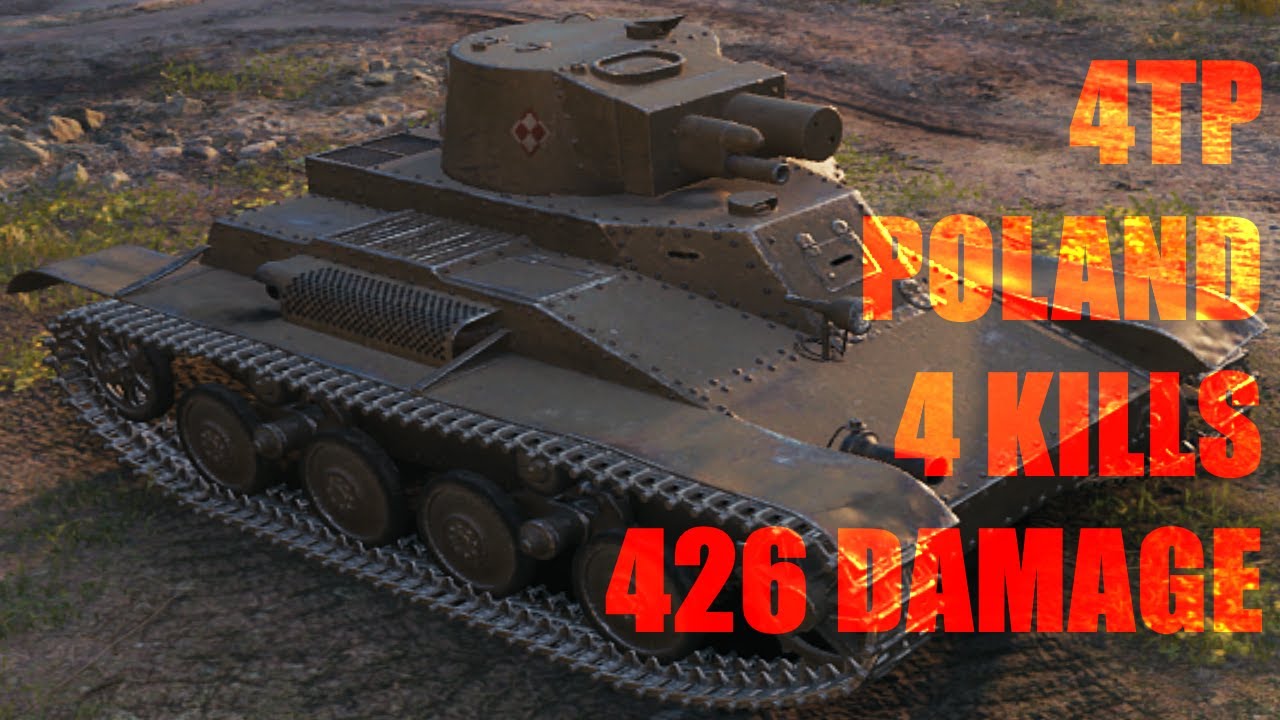 WOT Scraps Tier I: 4TP Poland 4K 426D: World Of Tanks - YouTube