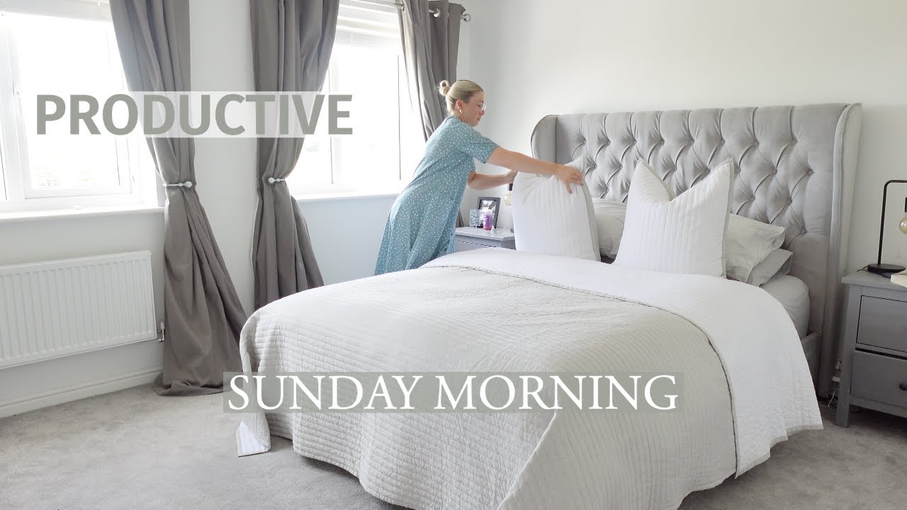 ⭐️ PRODUCTIVE ⭐️ SUNDAY MORNING | CLEANING HOUSEWORK & CHORES ...