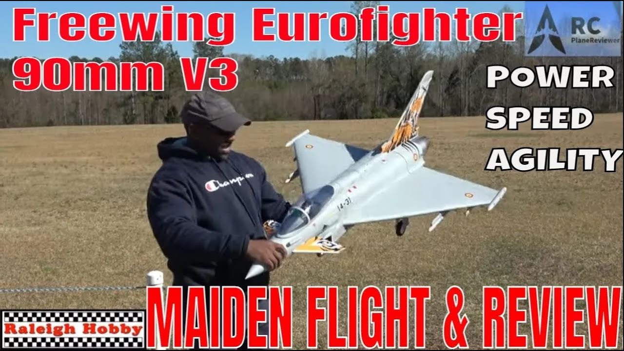😵The Incredible Power & Speed of the Freewing Eurofighter 8s V3 EDF Jet ...