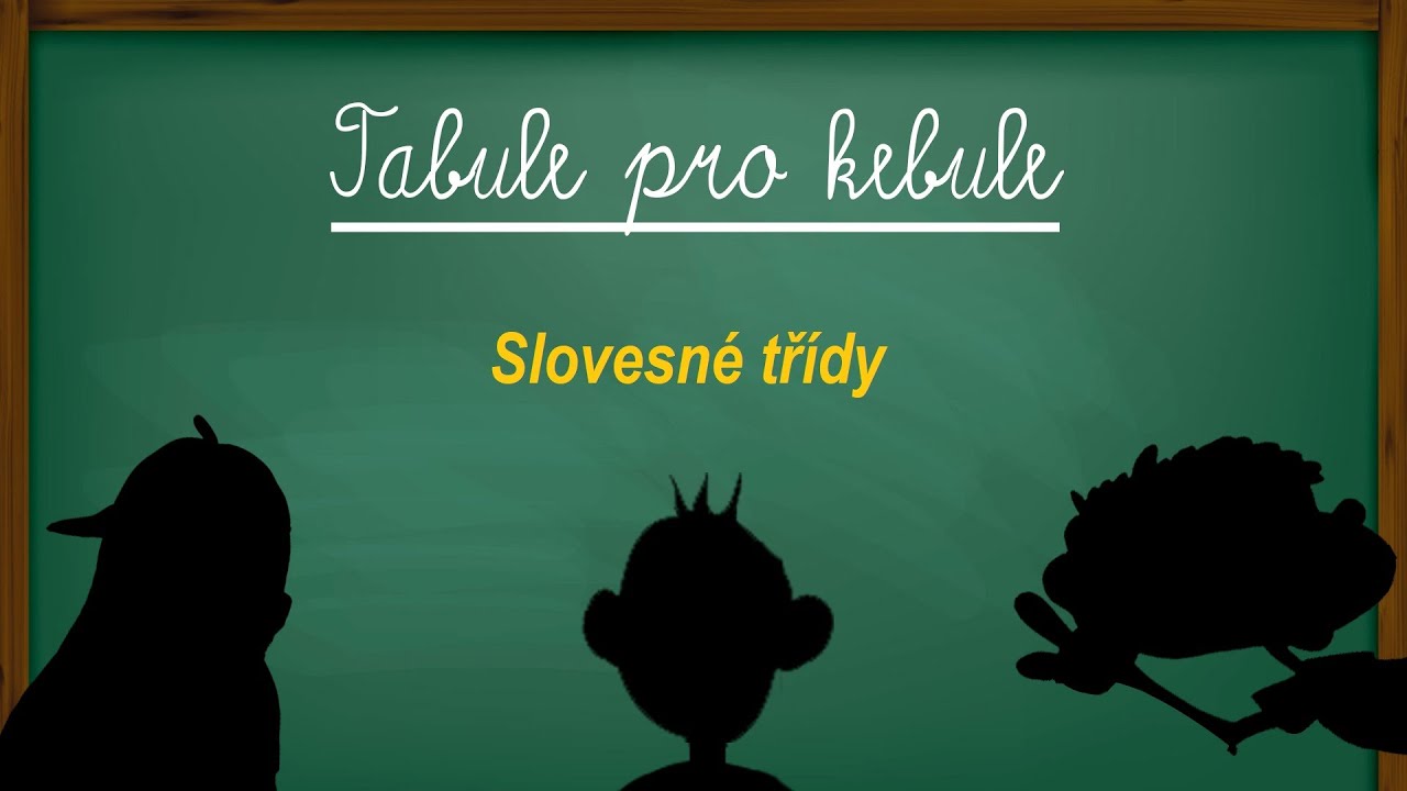 Slovesné třídy a vzory - YouTube