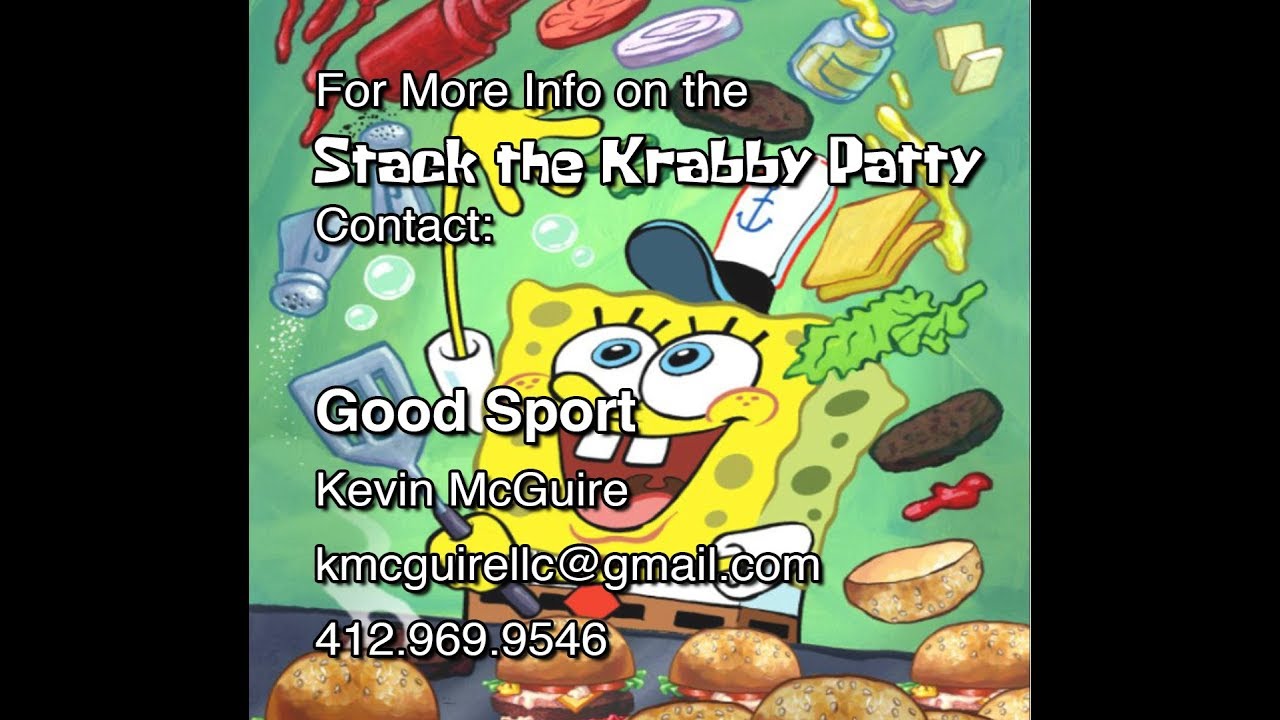 Spongebob Squarepants Stack Krabby Patty - YouTube