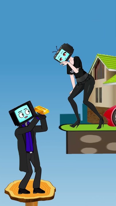 Who Would You Choose Sexy Tv Girl Or Tv Woman？ Animation Skibiditoiletshorts Youtube