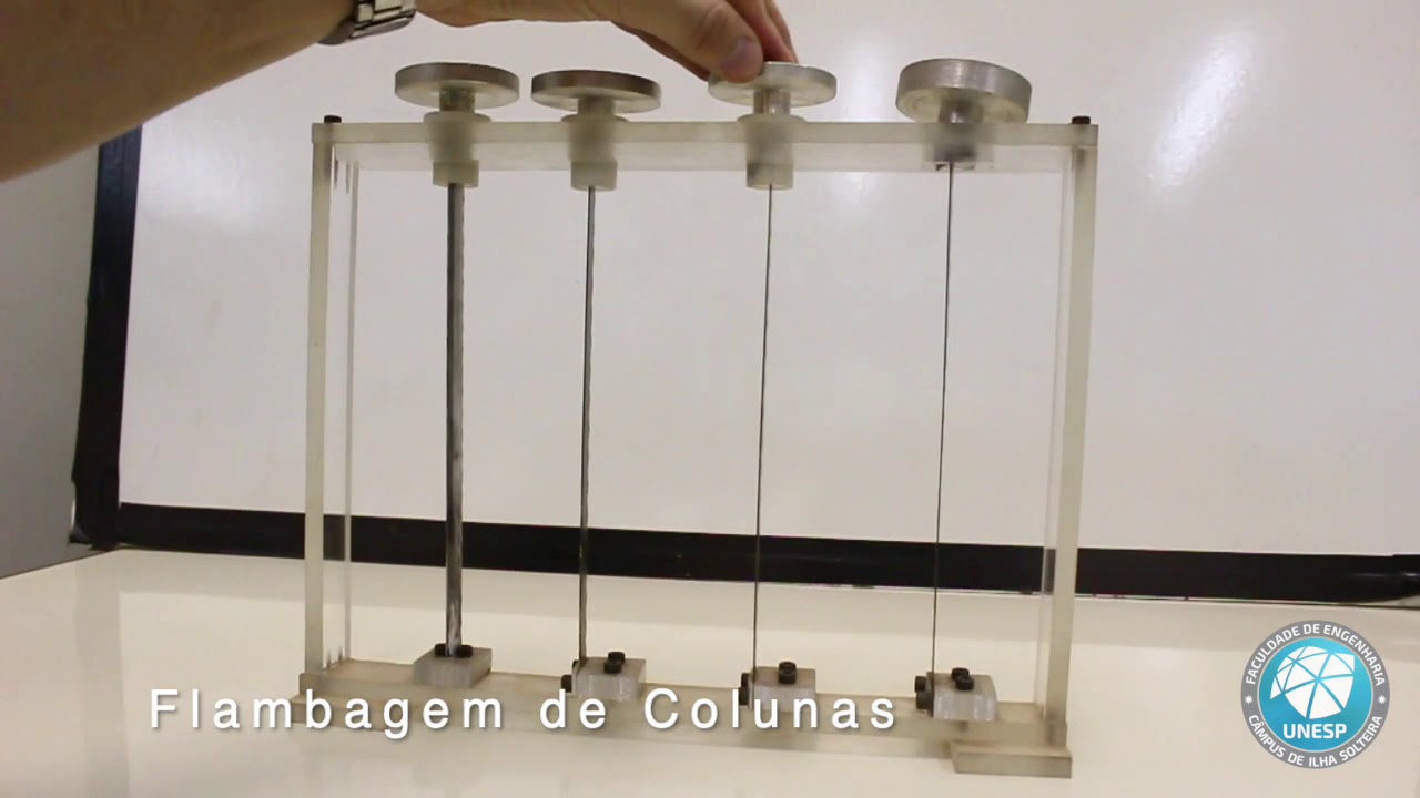 Laboratório - Deflexão & Flambagem - YouTube