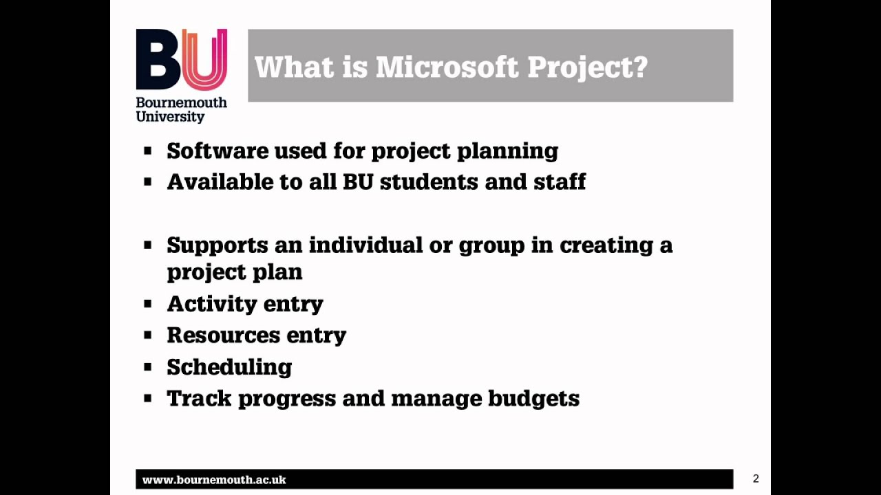 3 Introduction to Microsoft Project 2010 - YouTube