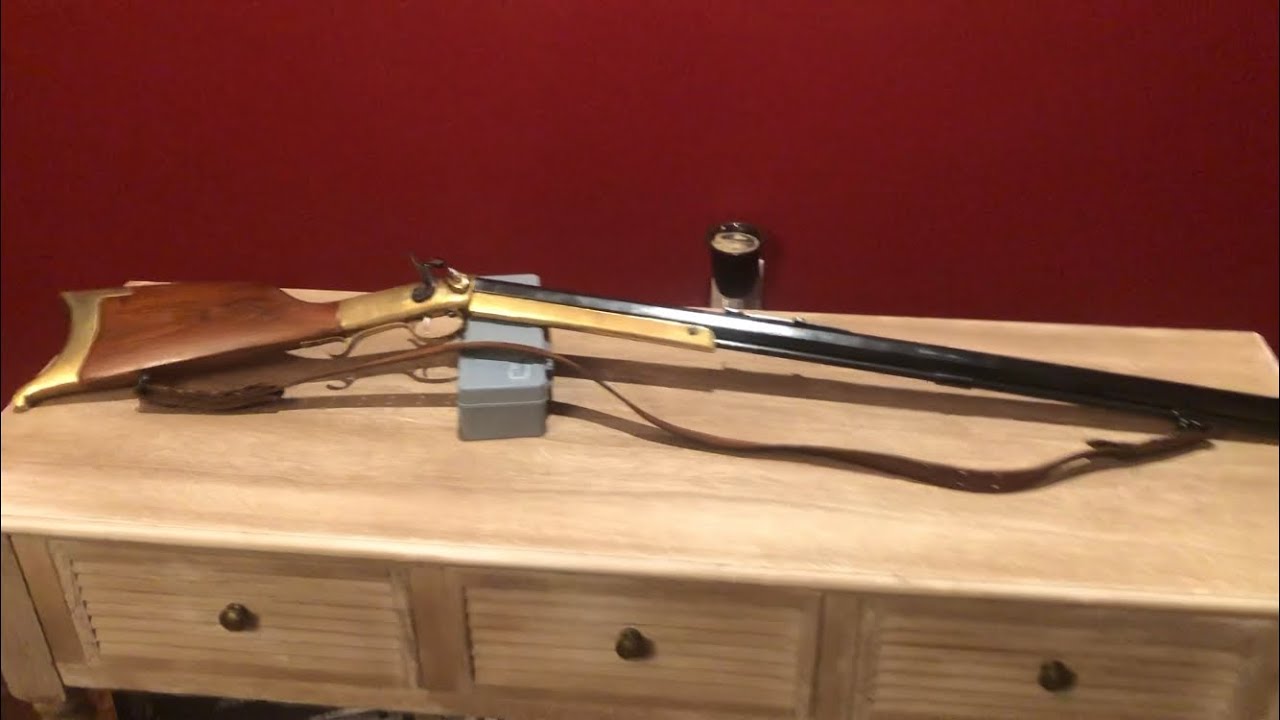 Mowrey Ethan Allen Percussion Rifle Very Unique and Interesting!! - YouTube