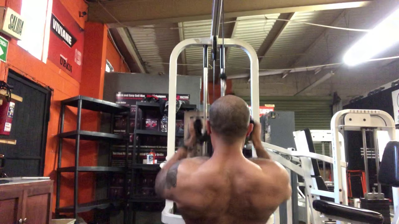Close grip MAG lat pull down - YouTube