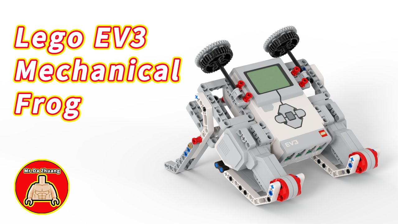 LEGO EV3 Mechanical Frog [lego ev3 45544+45560 Core Set] - YouTube