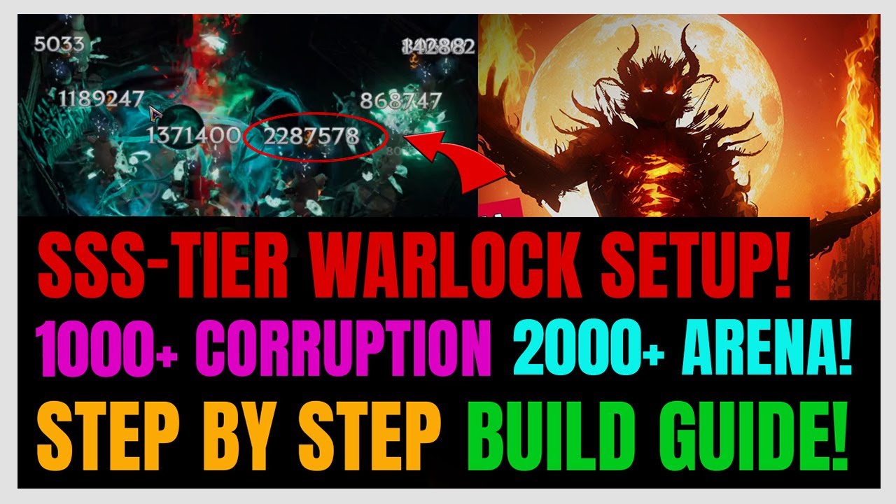 NEW SSS-Tier META Warlock Build! 1000+ Corruption & 2000+ Arena UPDATED ...