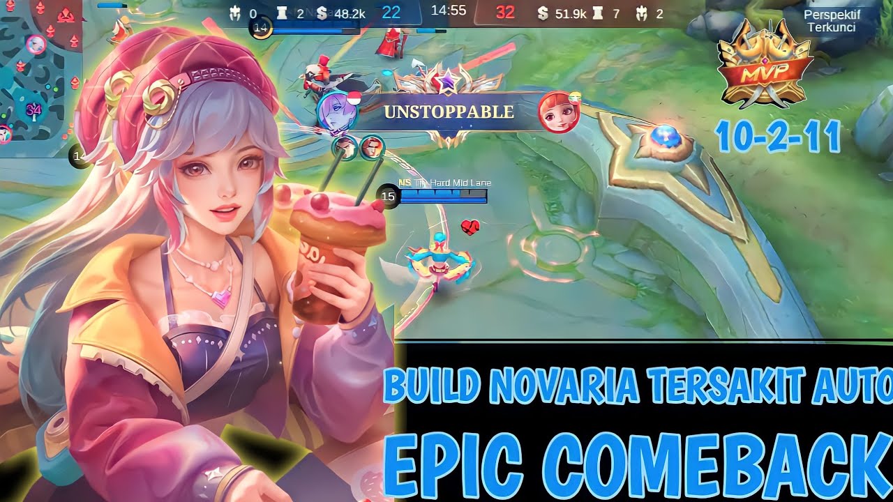 NOVARIA NEW SKIN STARLIGHT, BEST BUILD NOVARIA 2024 - MLBB - YouTube