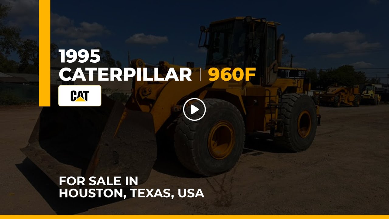 1995 Caterpillar 960F Wheel Loader For Sale | MY Equipment - YouTube