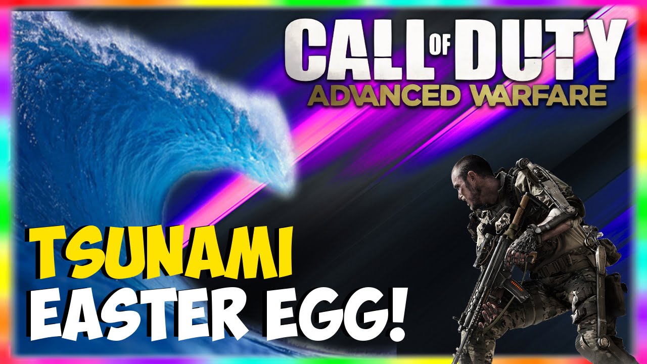 Advanced Warfare Easter Eggs: "TSUNAMI WAVE" Add On! "Defender Map ...