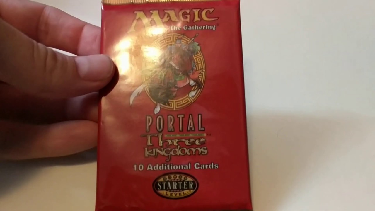 Let's Open 1 Portal Three Kingdoms booster pack!! - YouTube