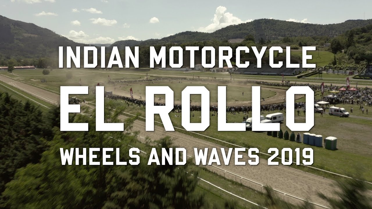 Indian Motorcycle at El Rollo - Wheels & Waves - YouTube