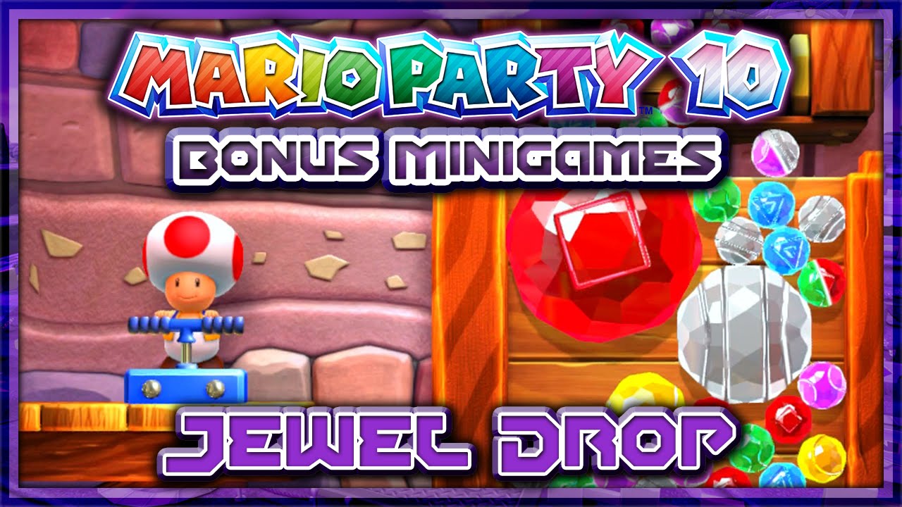 "NEW RECORD!!" | Jewel Drop w/ Toad (Let's Play Mario Party 10 Bonus ...