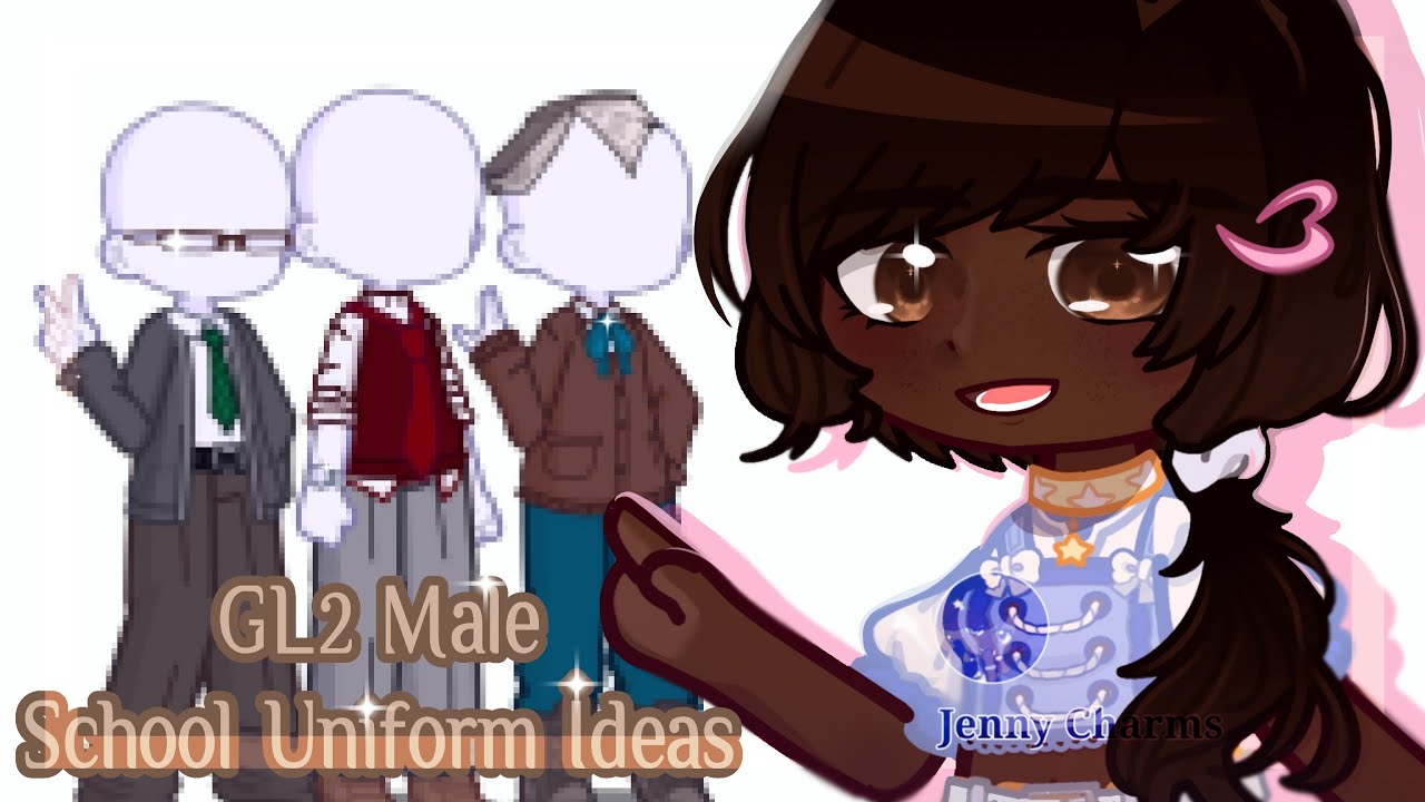 Gacha Life 2 Male School Uniform Ideas | Jenny Charms - YouTube