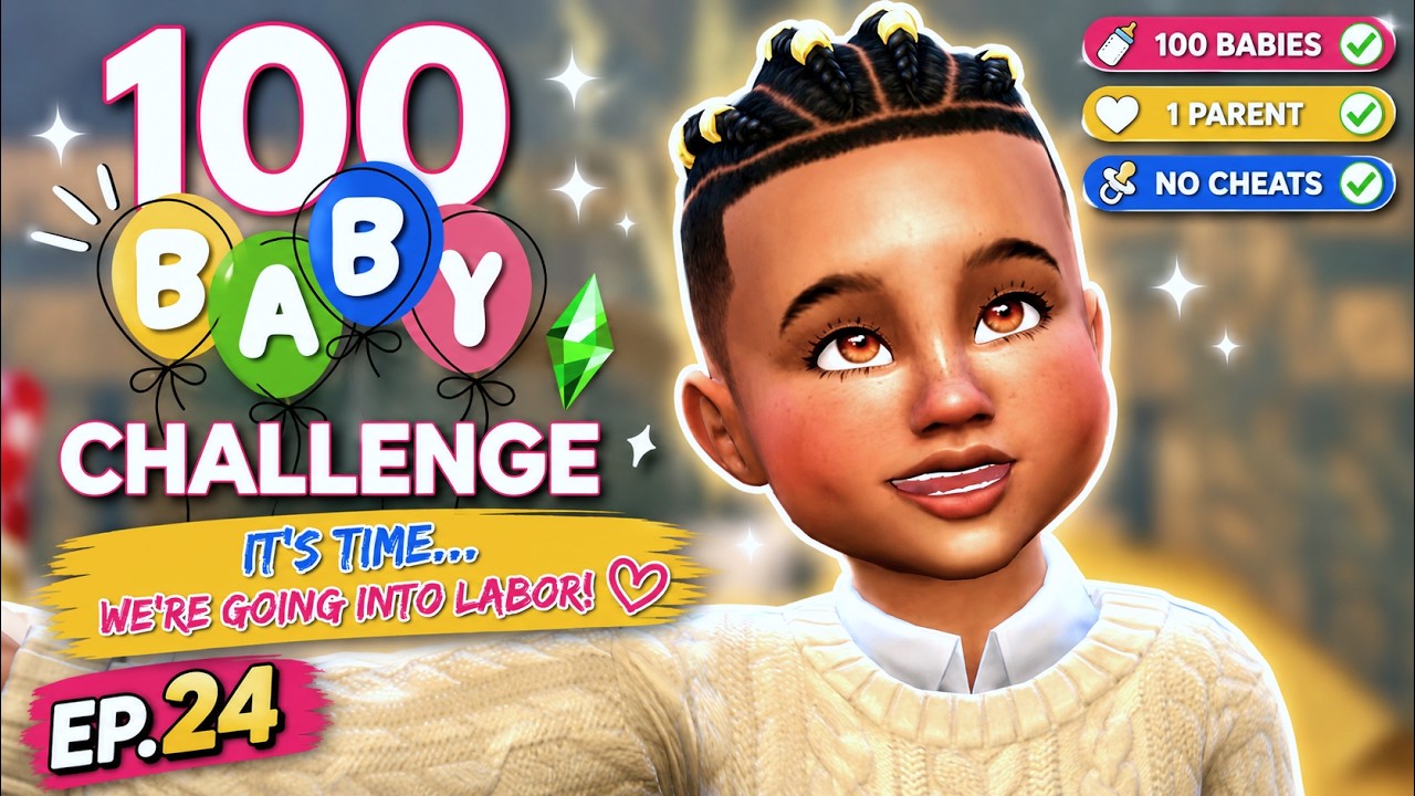 Can I Beat the 100 Baby Challenge? 🍼 (Part 24) - YouTube