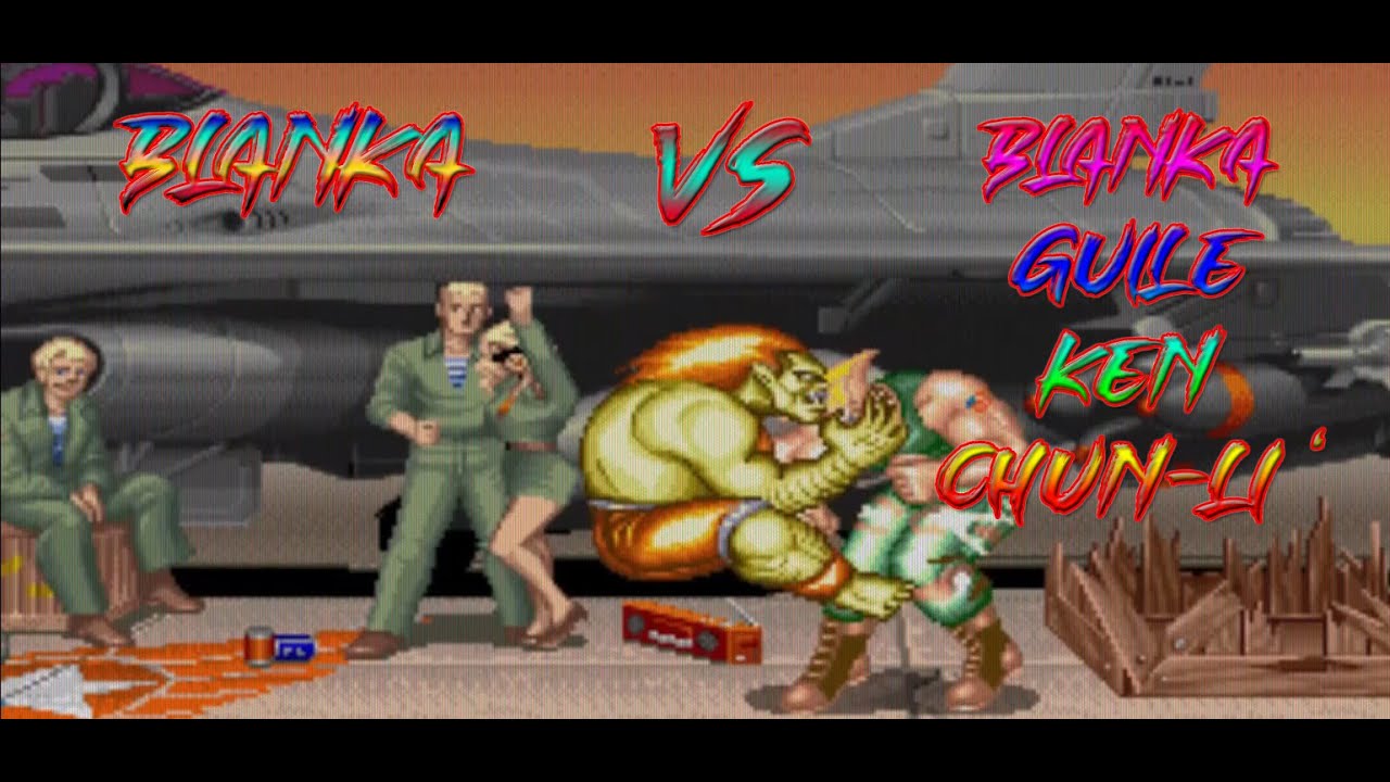 Street Fighter II': Champion Edition - [ BLANKA ] [Stage 1-2-3-4] - YouTube