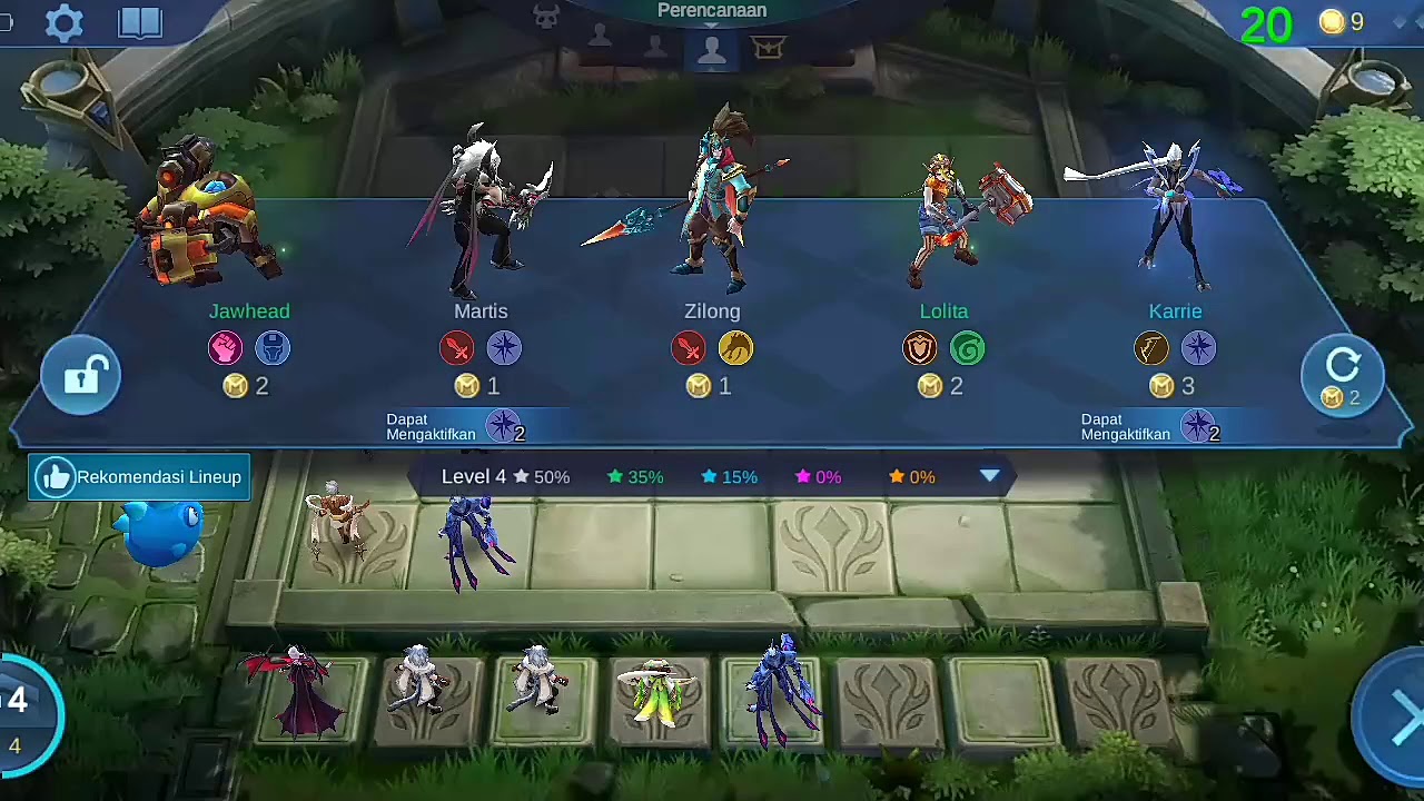 Magic chess line up early game - YouTube