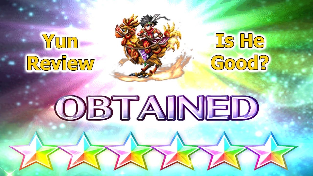 FF BE 6 Stars Yun Review: Raging Bird or Inferno Rage?(#70) - YouTube