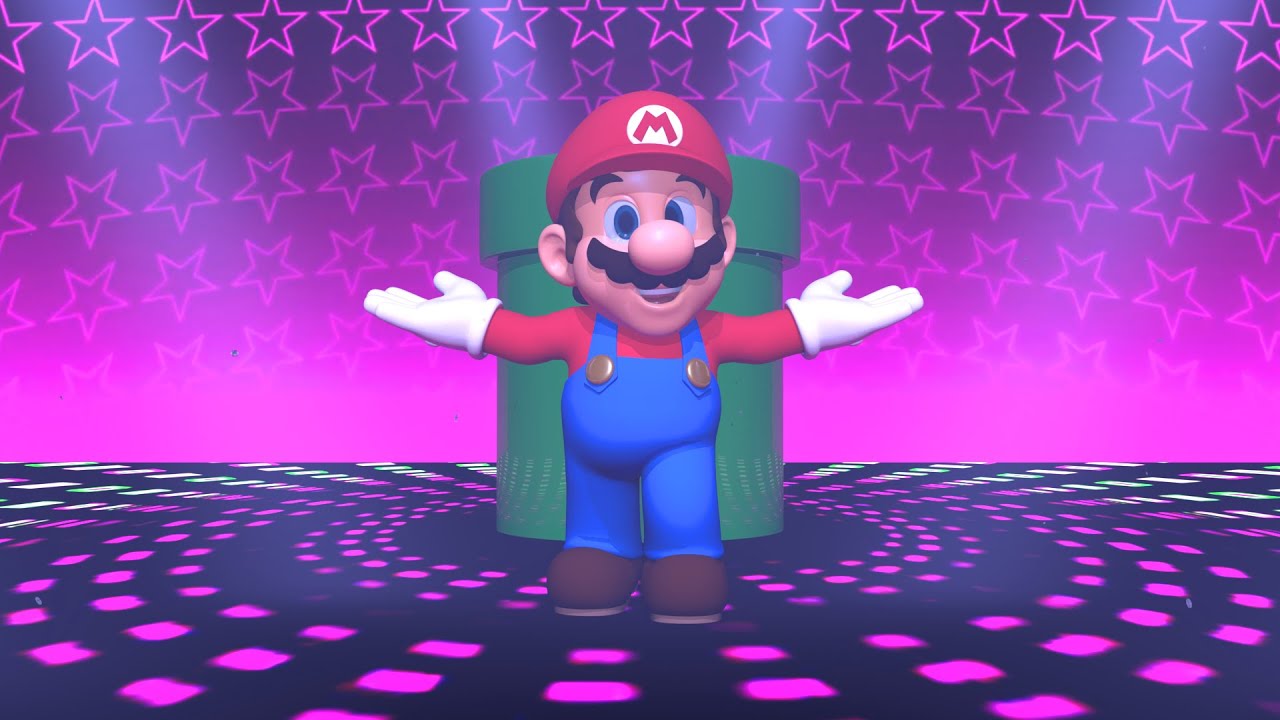 Mario Dance - 3D Animation - YouTube