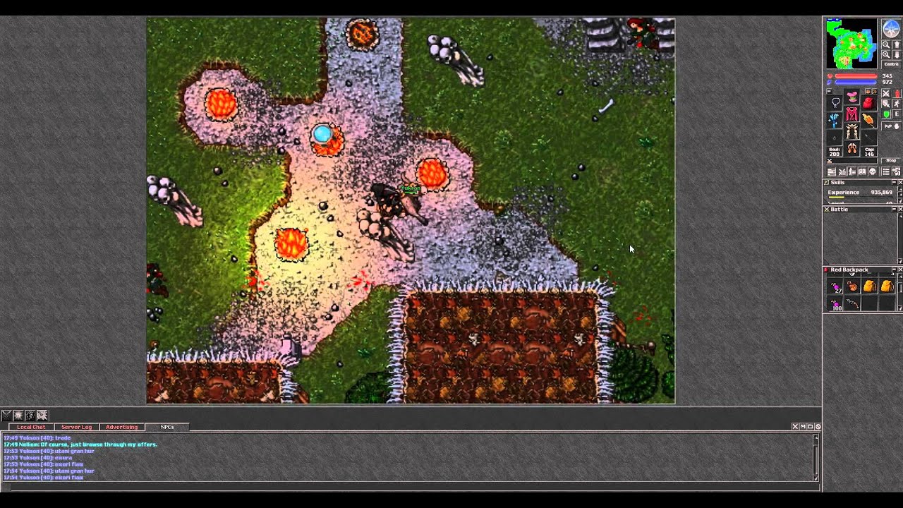 Tibia - Amazon Camp Quest - YouTube