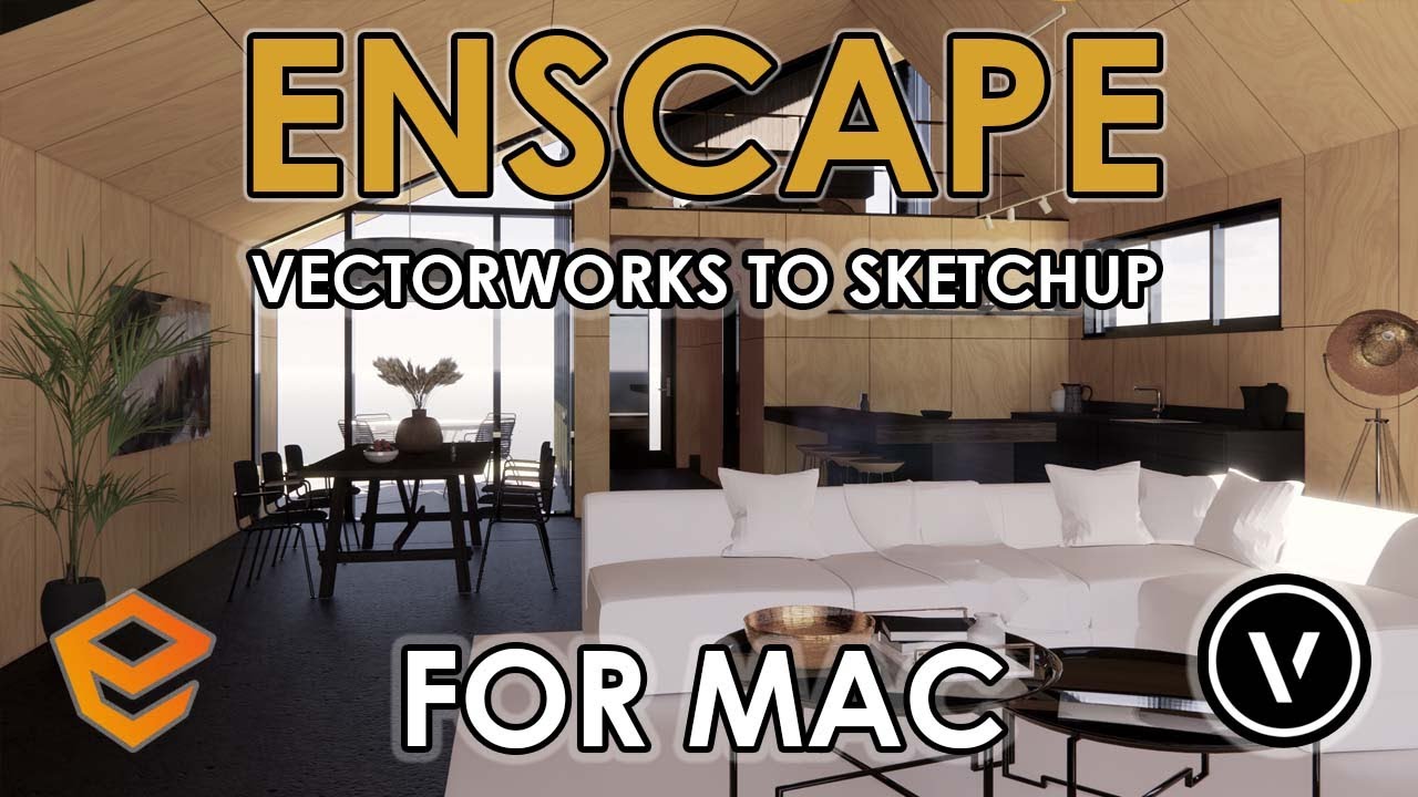 Rendering with Enscape for Mac: Vectorworks to SketchUP Workflow - YouTube