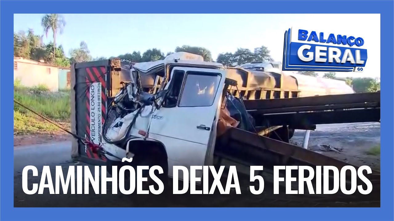 BR-414: ACIDENTE ENTRE DOIS CAMINHÕES DEIXA 5 FERIDOS - YouTube