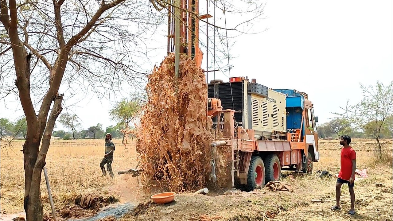 Borewell 20 Hp Motor Deep well Drilling Amazing Fastest Digging ...