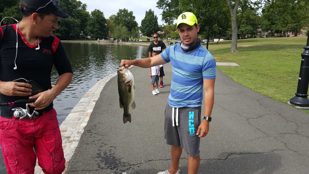 Catching a 20.30 Inch Bass - YouTube