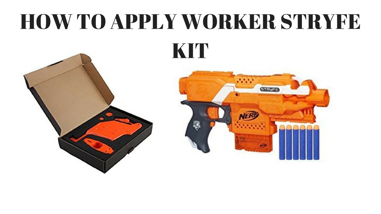 How To Apply The Worker Stryfe Kit - YouTube