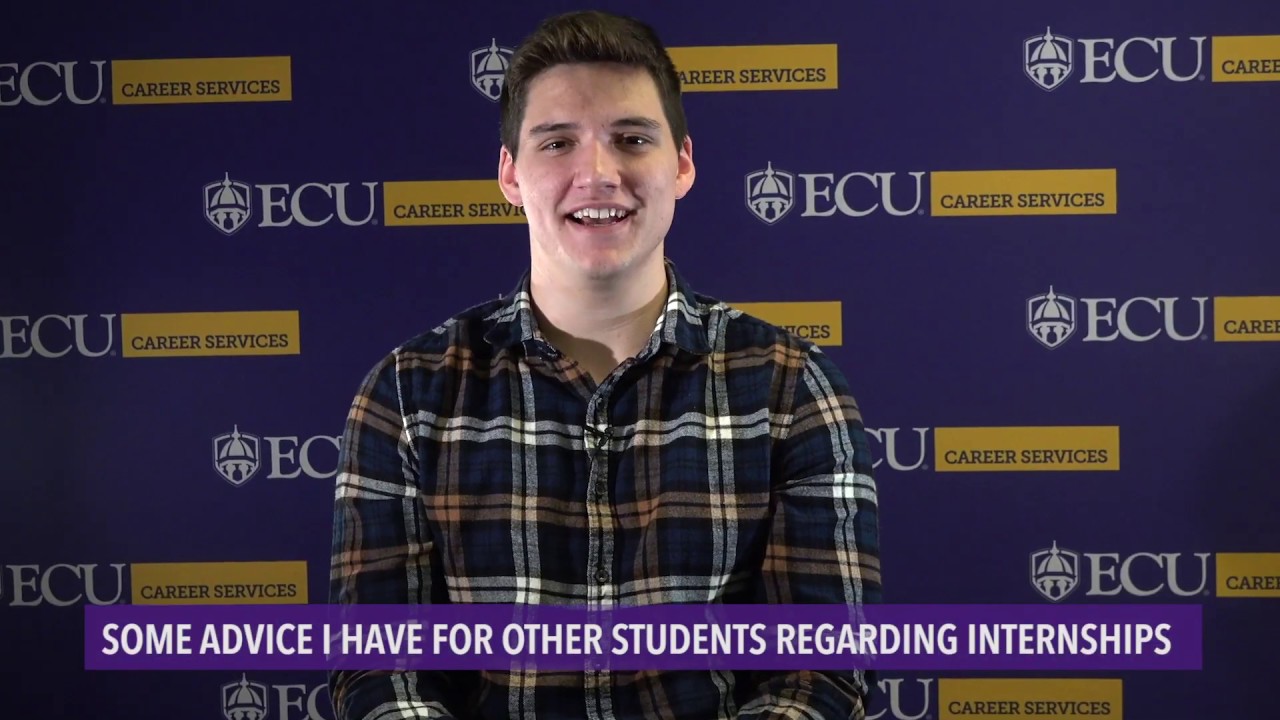 ECU Internship Success Story - Alex - YouTube
