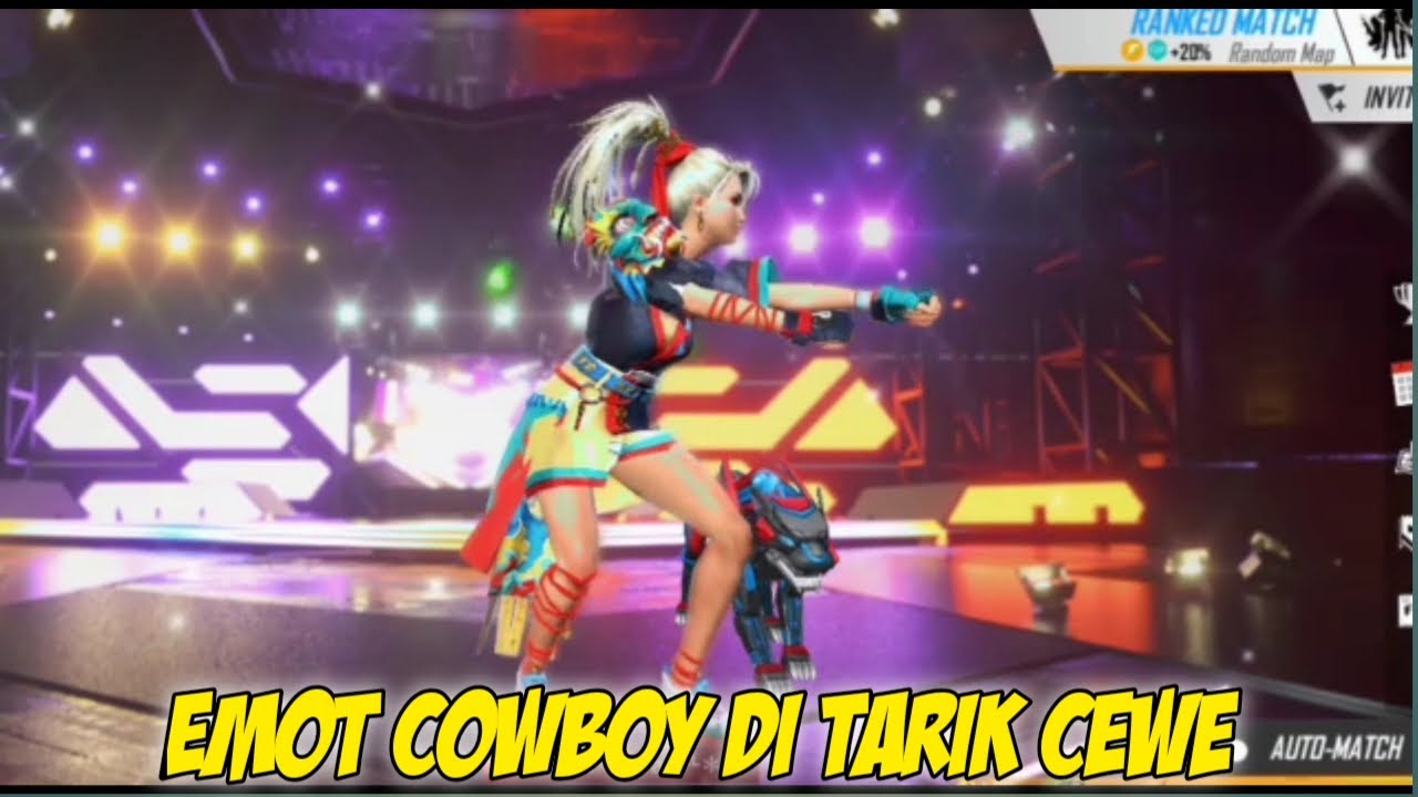 Epep emote cowboy di tarik cewe - YouTube